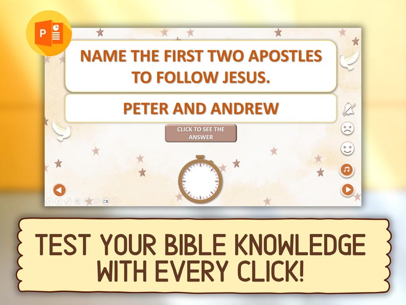 Bible Trivia Game Powerpoint Template, Bible Quiz Questions Sunday ...