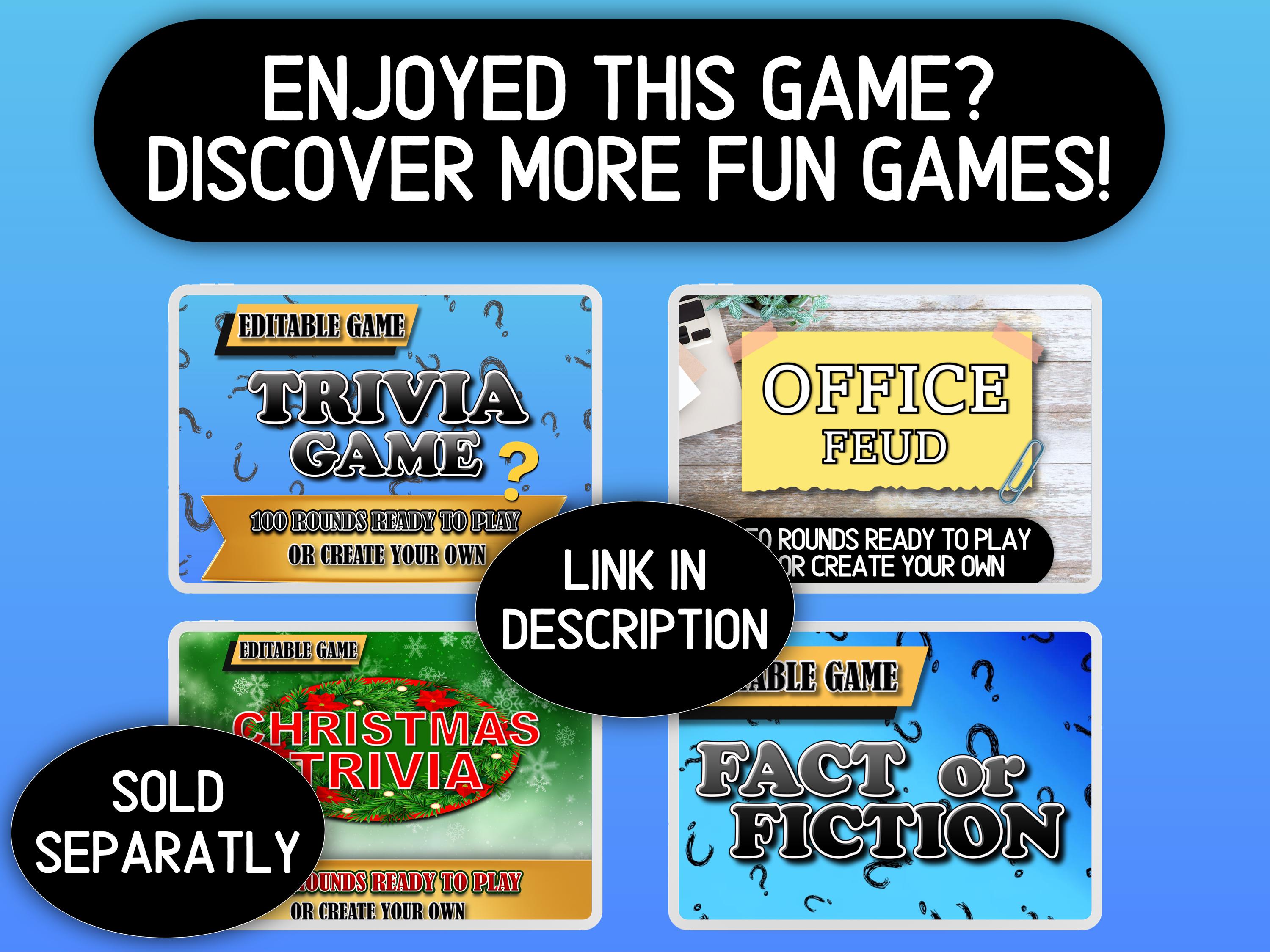Virtual 5 Second Game for Zoom | Powerpoint Game for Work Falimy ...
