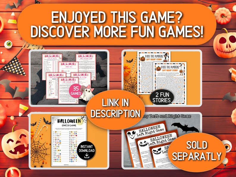 Halloween Forbidden Words Printable, Cards Game Remote Icebreakers ...