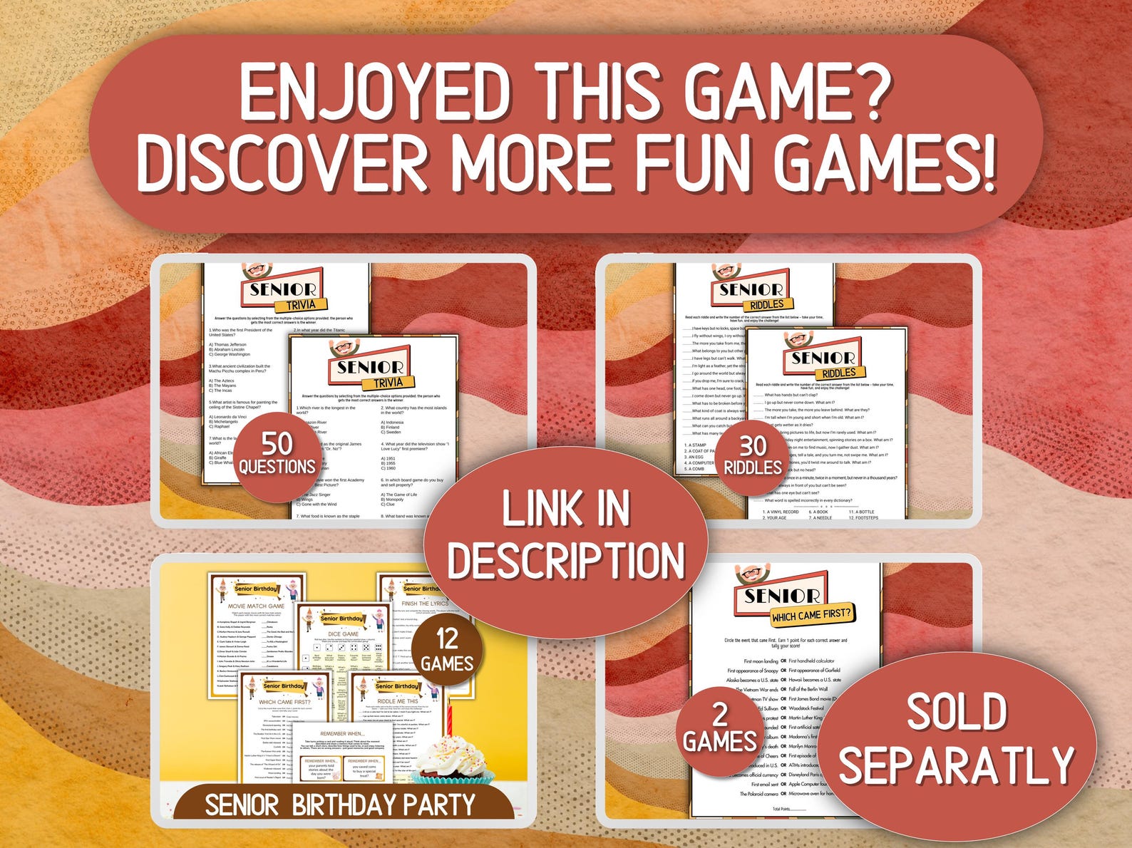 Finish the Lyrics Game for Seniors Printable, Senior Memory Game 60s ...
