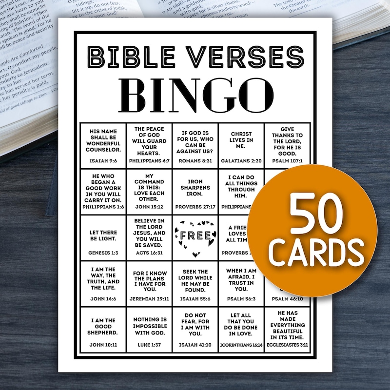 Christian Worship Bingo - Etsy