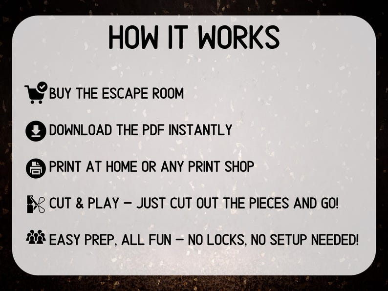 New Years Escape Room, Adults & Teens Nye Activity New Year Eve Escape ...