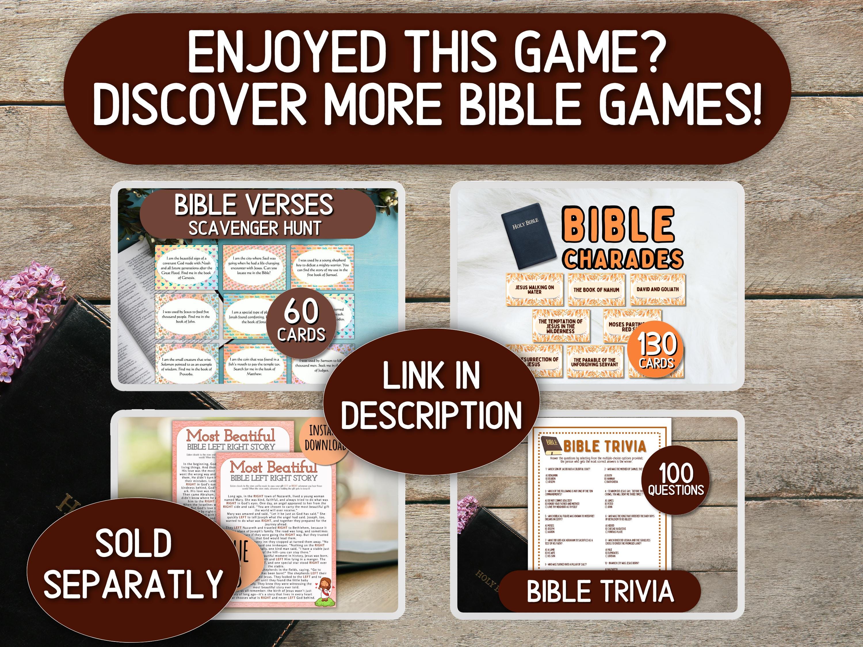 Who Am I Game Bible Trivia Game Questions and Answers Bible Women ...