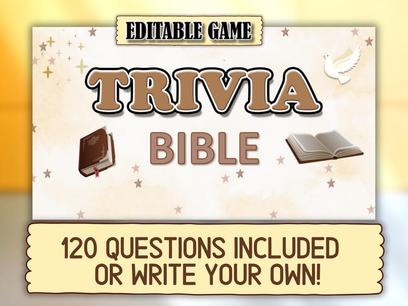 Bible Trivia Game Powerpoint Template, Bible Quiz Questions Sunday ...