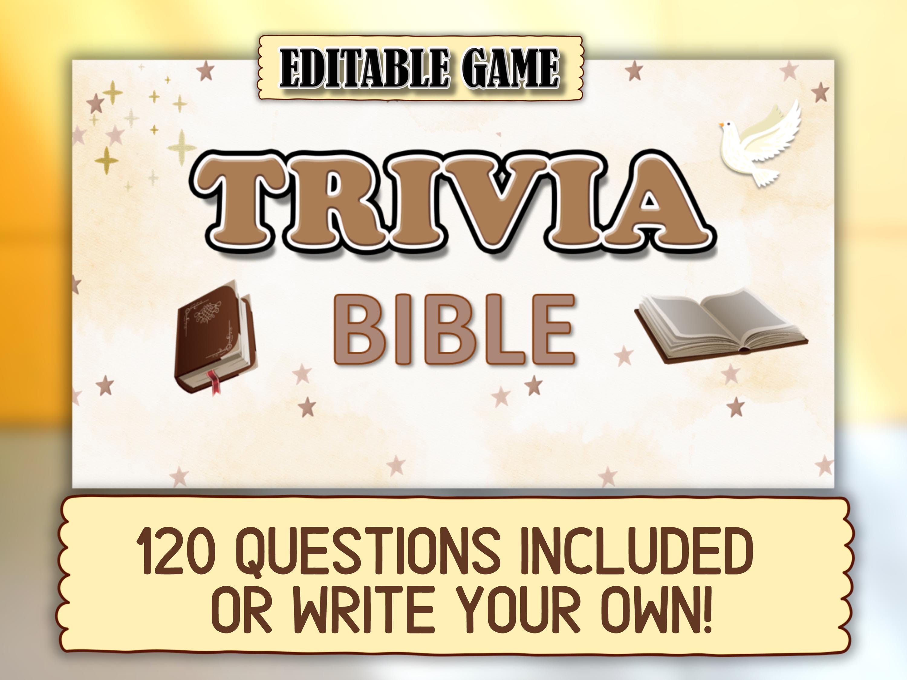 Bible Trivia Game Powerpoint Template, Bible Quiz Questions Sunday ...