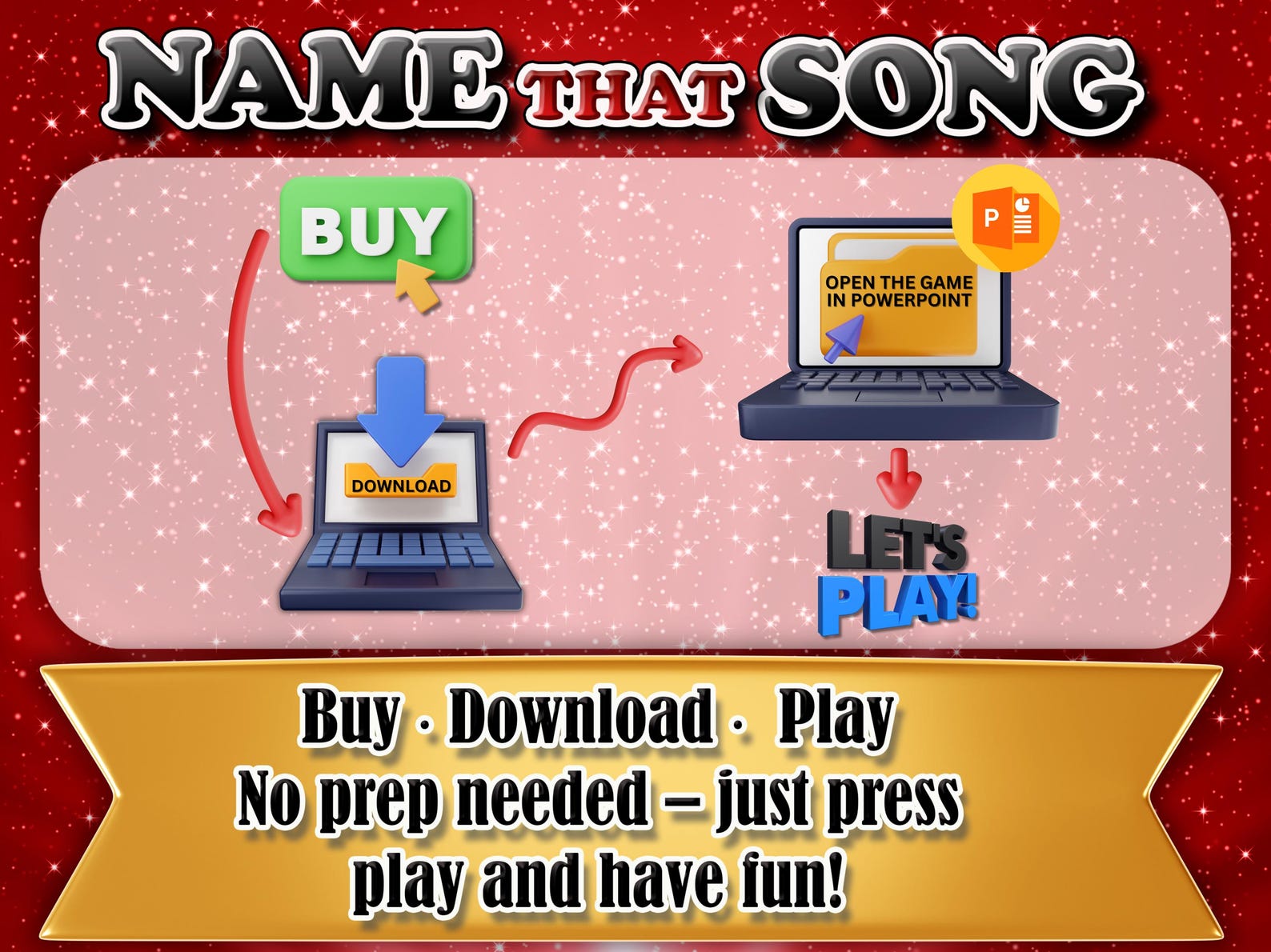 Christmas Name That Tune Game, Powerpoint Guess the Holiday Song Xmas ...