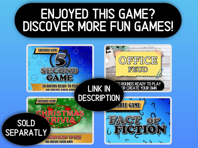 Virtual Scavenger Hunt Powerpoint, Party Game Virtual Scavenger Work ...