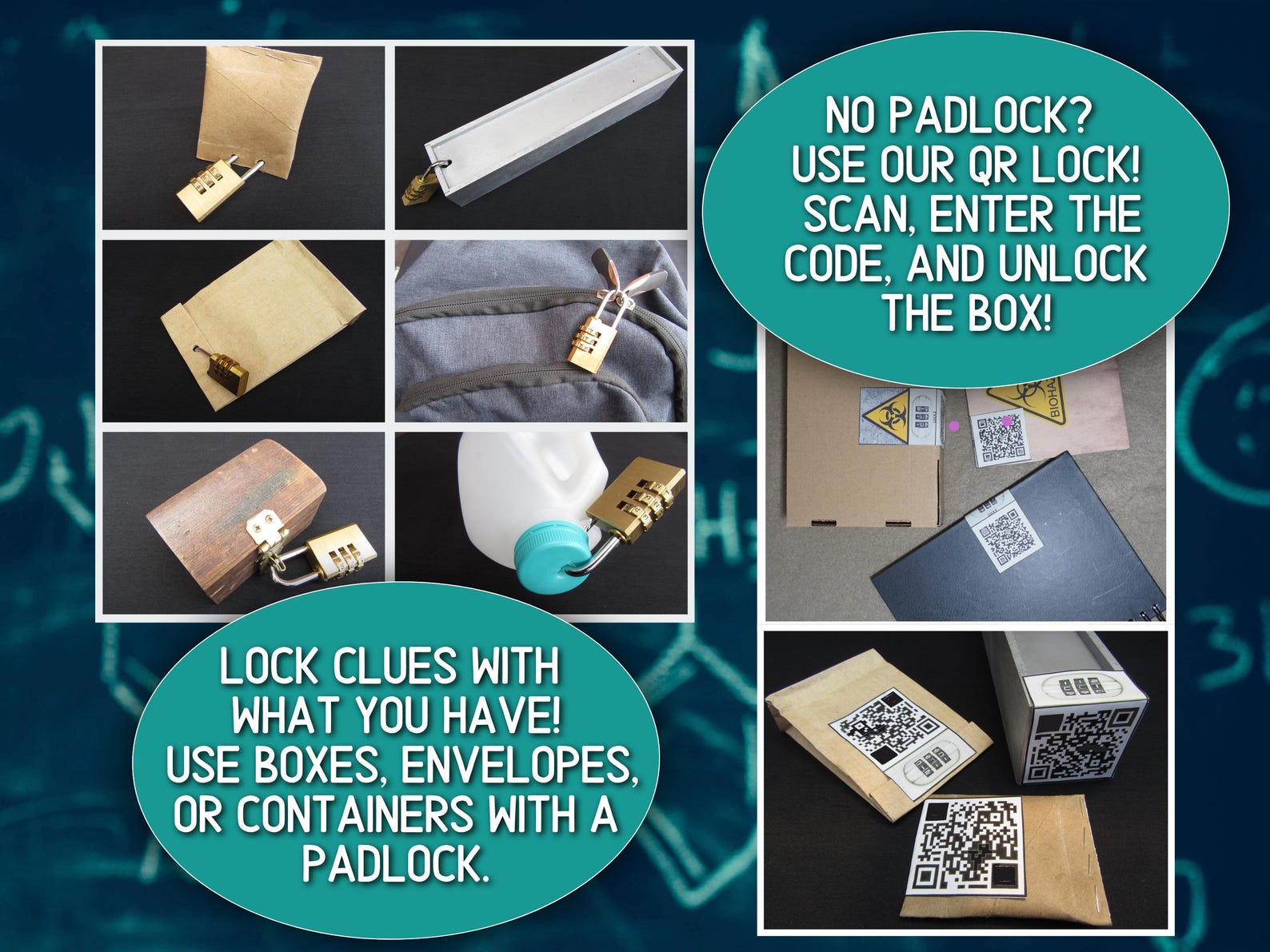 Virus Escape Room Kit Printable for Adults Teens Lab Game at Home ...