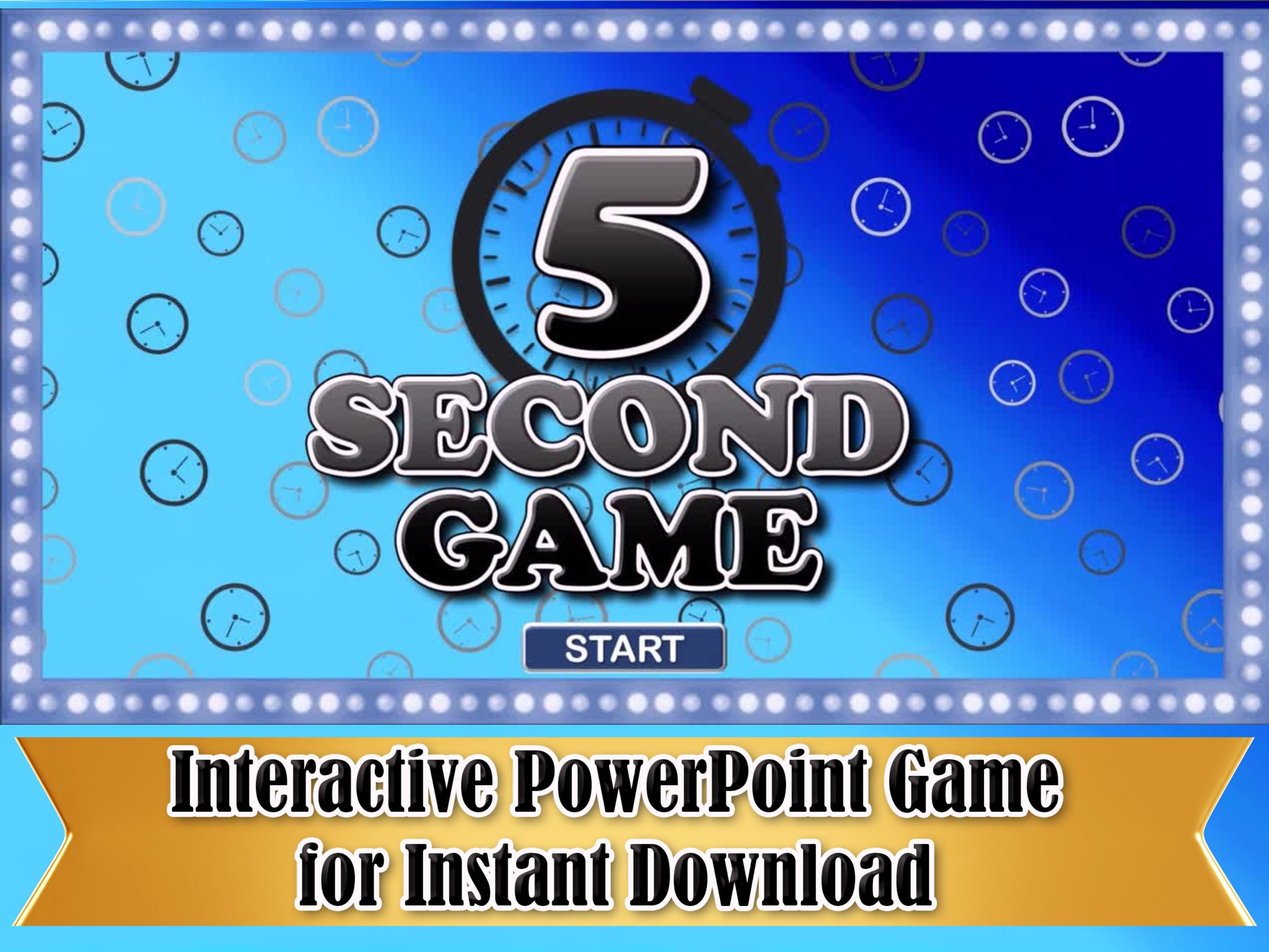 Virtual 5 Second Game for Zoom | Powerpoint Game for Work Falimy ...