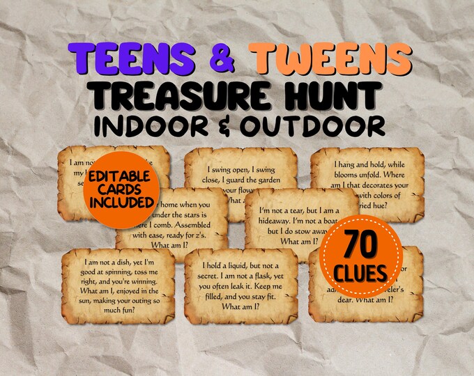 Ultimate Indoor Scavenger Hunt Game for Teens and Tweens - Fun ...