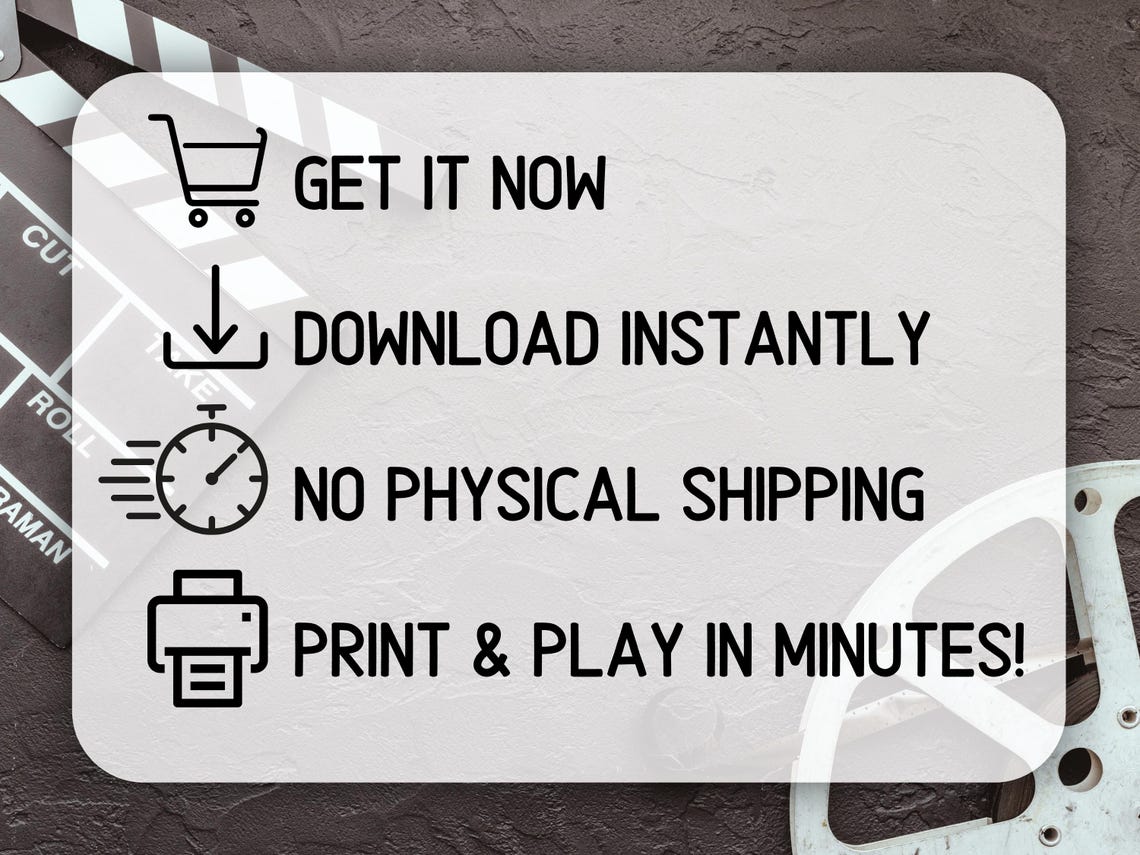 Movie Emoji Pictionary | Emoji Movie Guessing Game | Printable Games ...