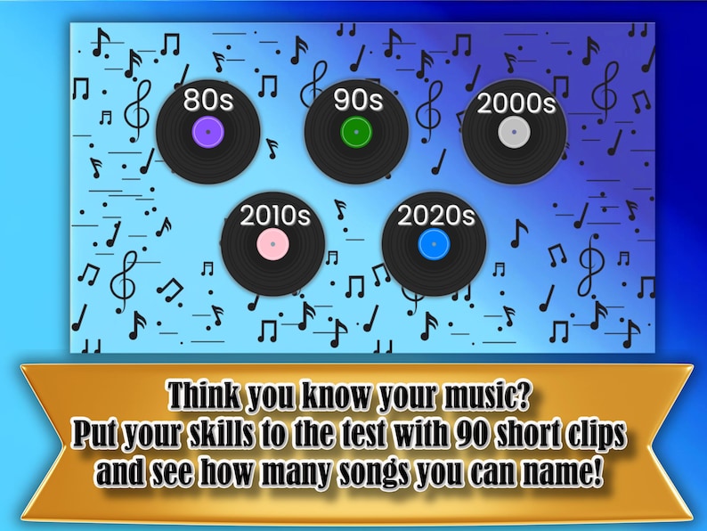 Name That Tune Game Powerpoint, Song Finish the Lyrics Zoom Games ...