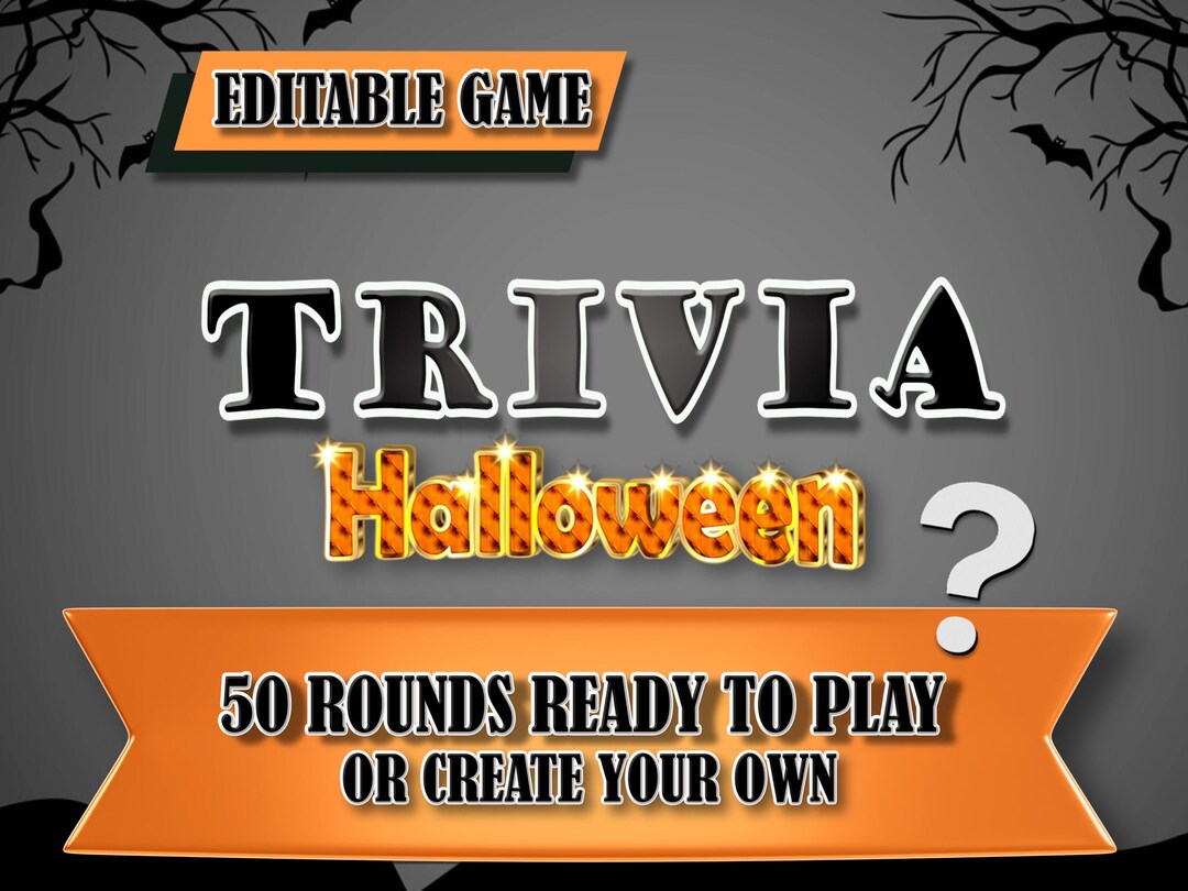 Halloween Trivia Powerpoint Game, Virtual Game Work Zoom Classroom Game ...