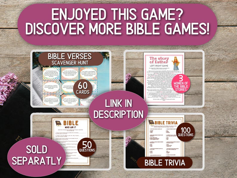 Who Said It Game Women of the Bible Game Printable Bible Verse Who Said ...