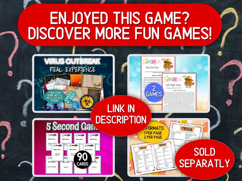 Which Came First Trivia Game, Printable Trivia Sheets Work Office Game ...