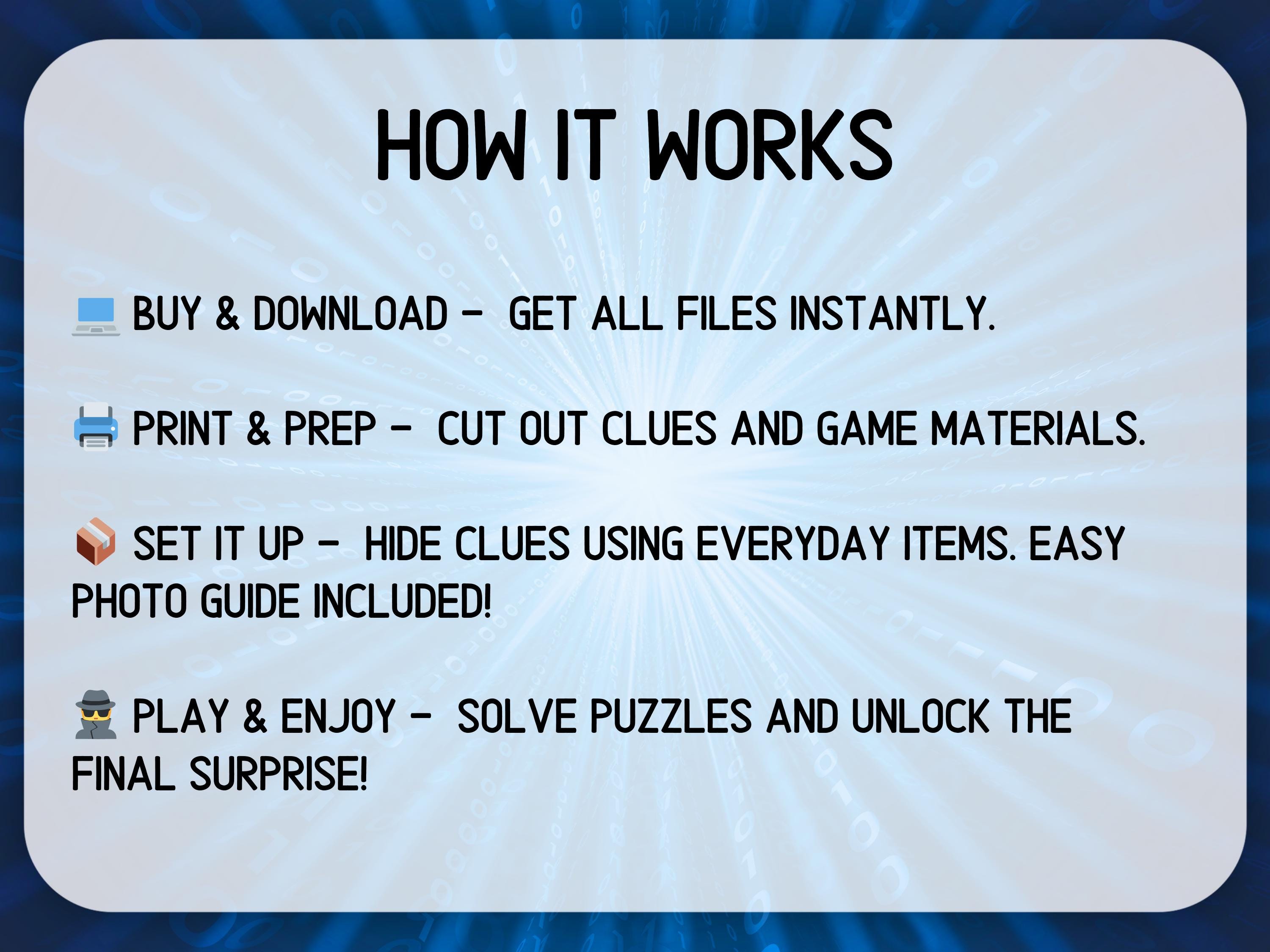 Escape Room Kit Printable Game Spy Escape Room for Teens Kids Escape ...
