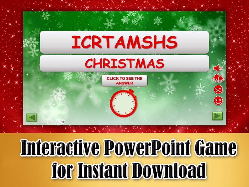 Christmas Powerpoint Game Word Scramble, Uncramble Games Xmas Party ...