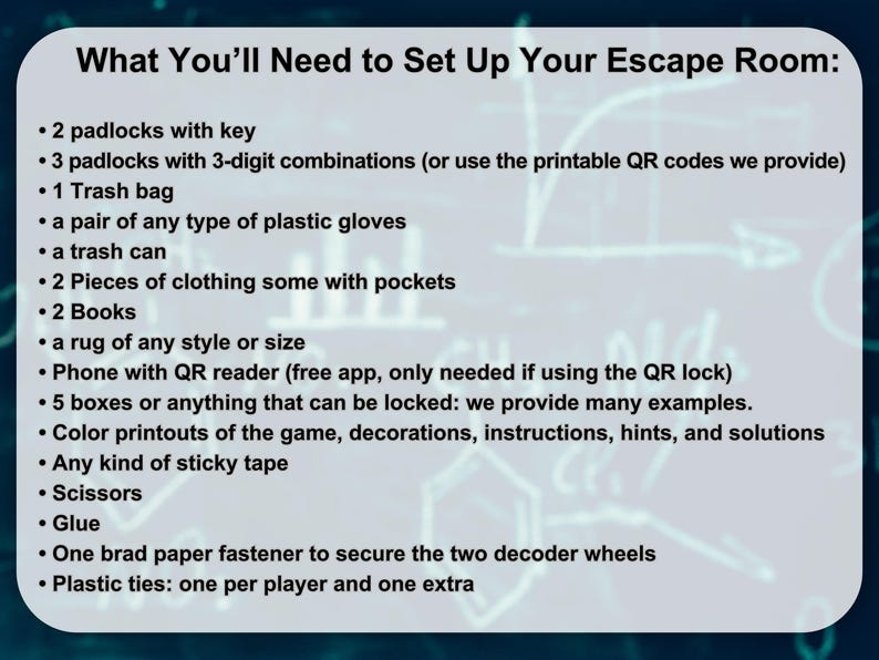 Virus Escape Room Kit Printable for Adults Teens Lab Game at Home ...