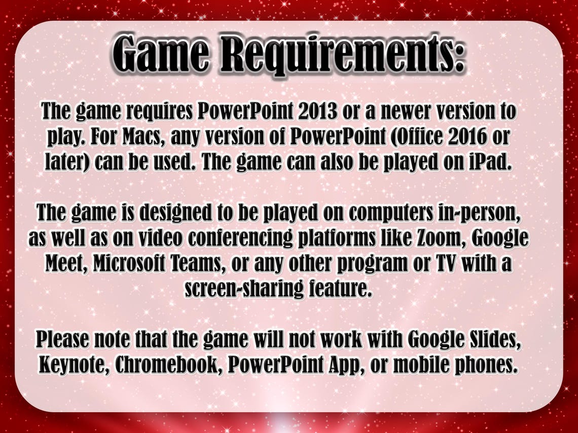 Memory Game Christmas Powerpoint Virtual Game Pictures Memorize Game ...