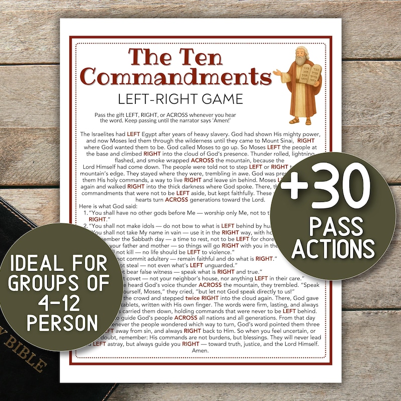 Ten Commandments - Etsy