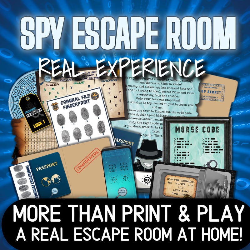 Escape Room Printable - Etsy
