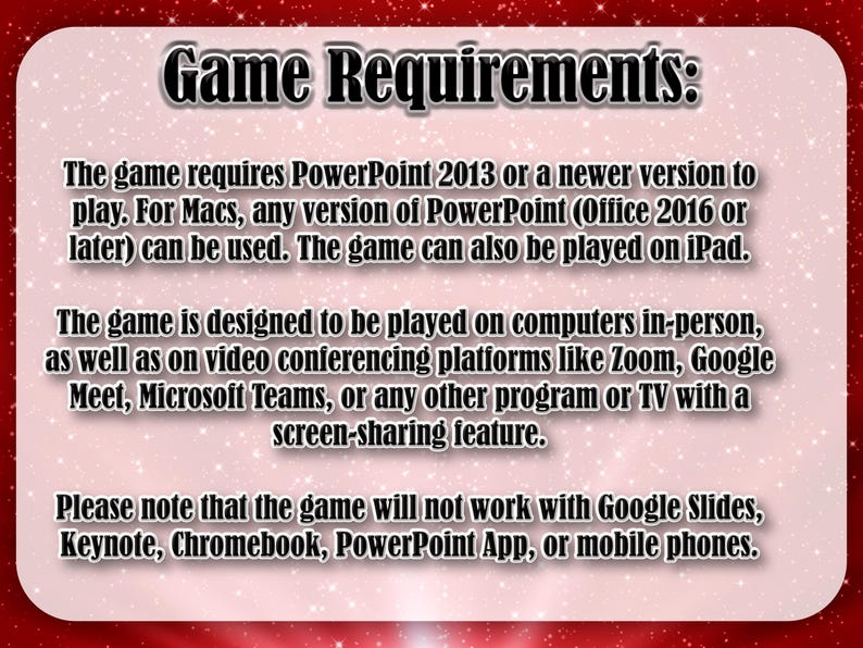 Virtual Christmas Scavenger Hunt Game for Zoom Powerpoint Holiday Party ...