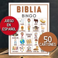 Christian Bible Lottery Game in SPANISH | Bingo Bible | Bible Edition ...