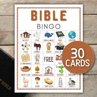 Bible Verse Bingo (35 Unique Cards) - Etsy