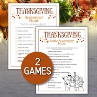 Fun Kids Thanksgiving Scavenger Hunt - Etsy