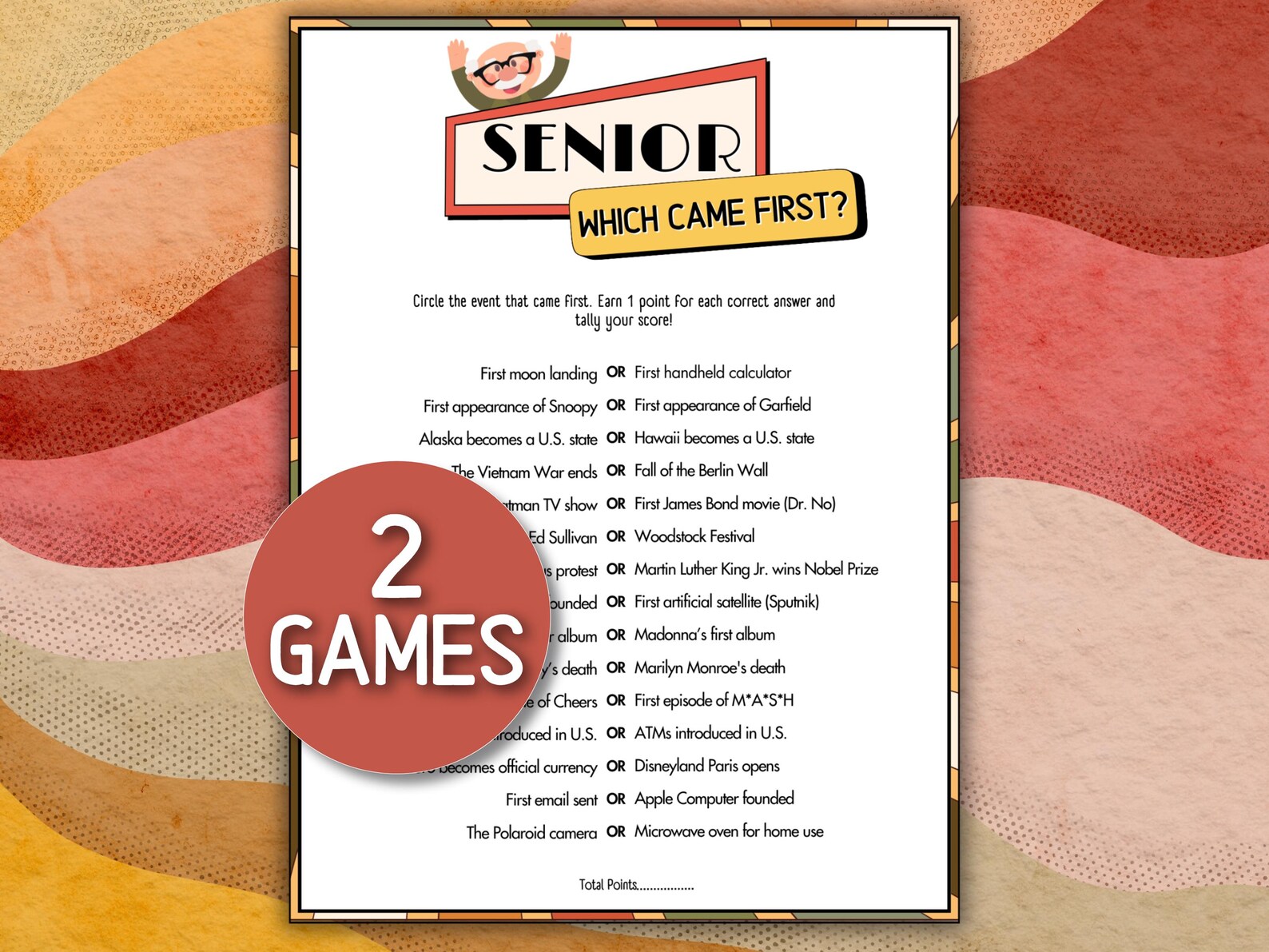 Which Came First Seniors, Games for Senior Citizens Games for Elderly ...