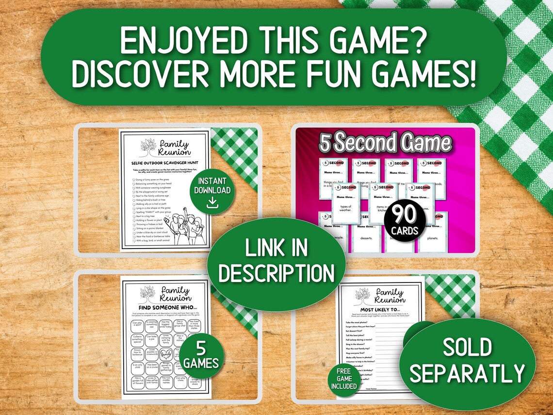 Family Reunion WORD SCRAMBLE Game Printable, Unscramble Night Gathering ...