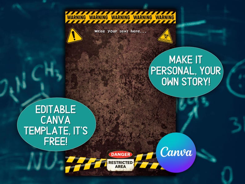 Virus Escape Room Kit Printable for Adults Teens Lab Game at Home ...