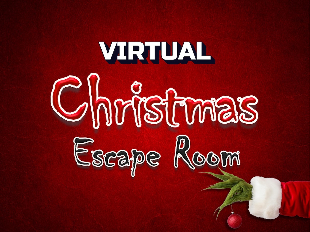 Virtual Escape Room Powerpoint, Holiday Team Building Games Christmas ...