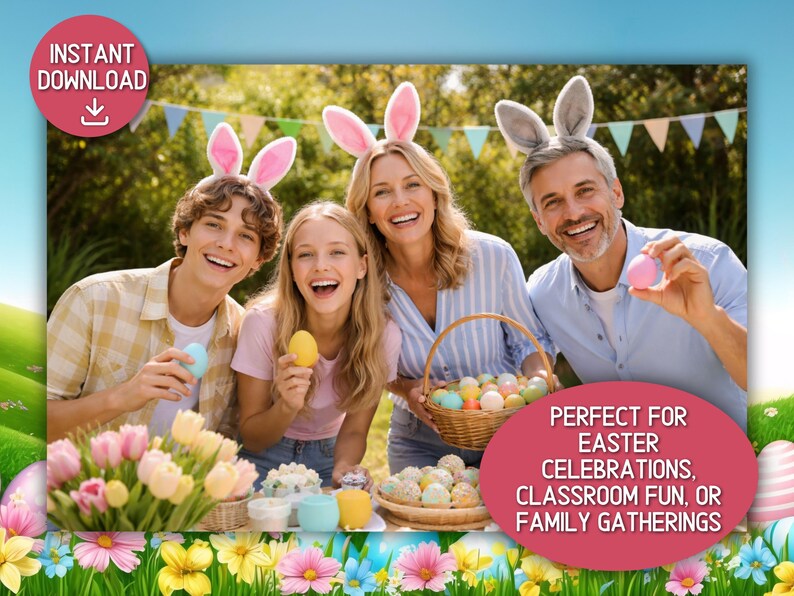 Easter Fact or Fiction Game Printable, Trivia Game, Spring Party Quiz ...