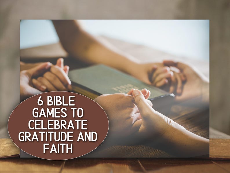 Bible Gratitude Game Printable, Bible Thanksgiving Bible Gratitude Dice ...