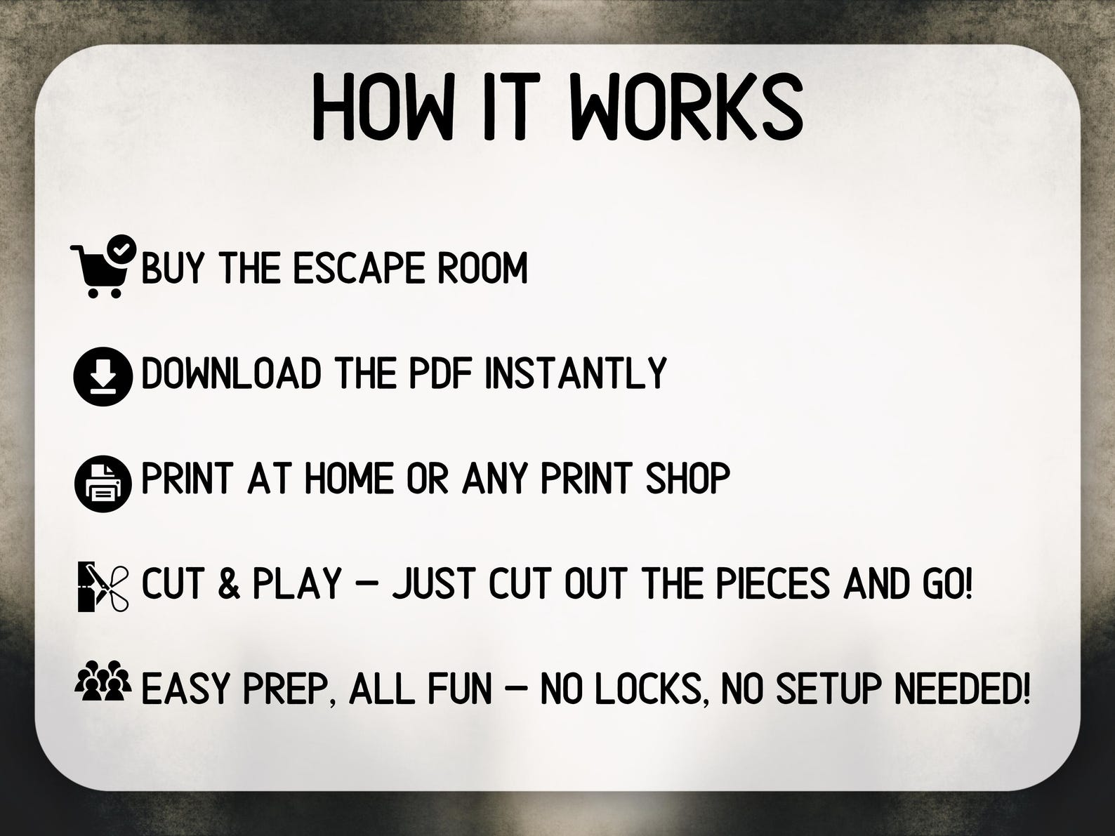 Escape Room for Adults Printable, Escape Room Teens Time Escape Room ...