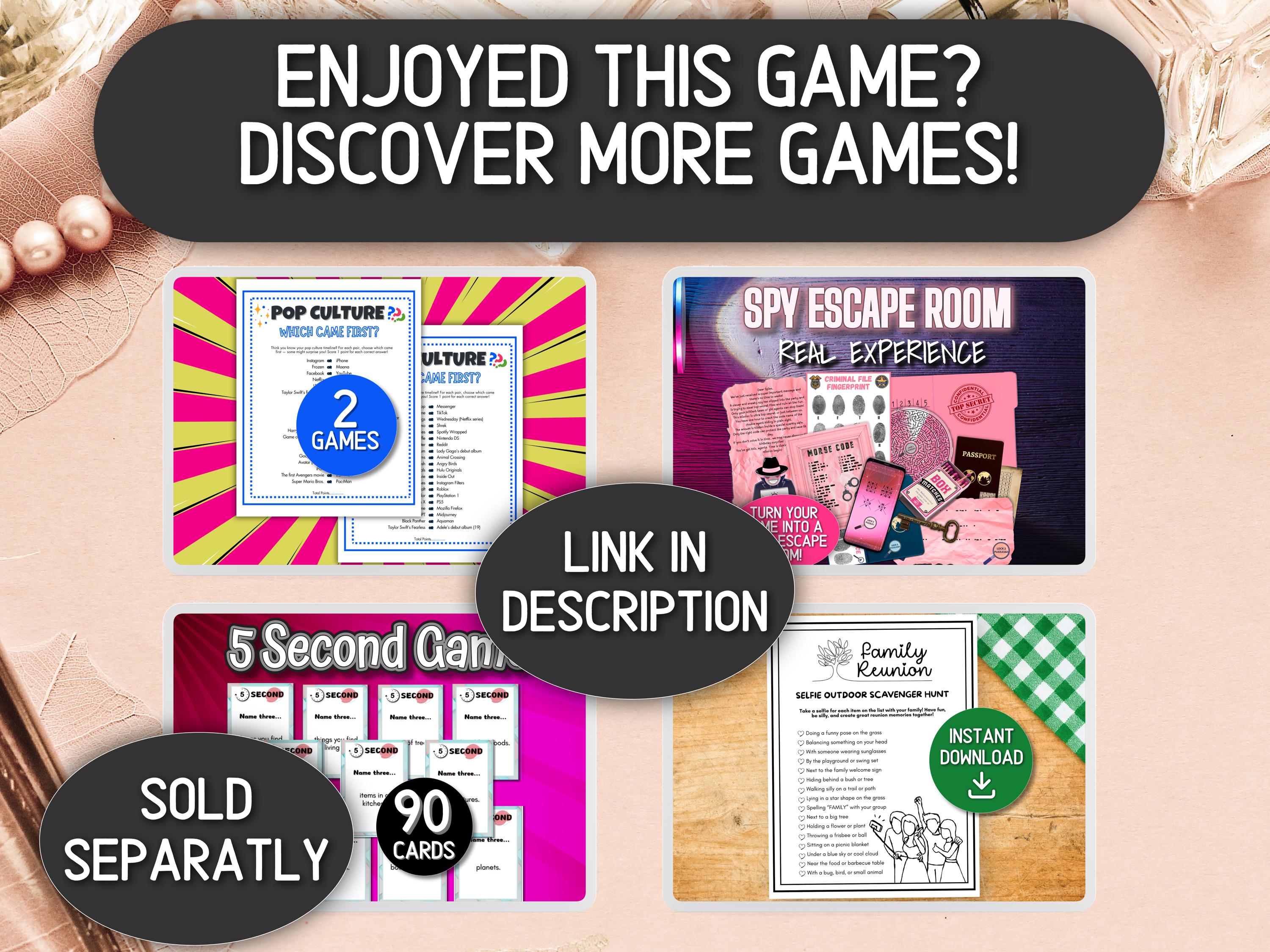 Left Right Perfume, Exchange Gift Games Printable Perfume Party Games ...