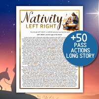 Left Right Nativity Story | Left Right Christmas Game | Left Right ...