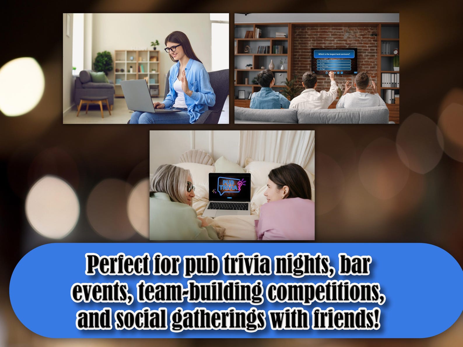 Pub Quiz Powerpoint Game, Pub Trivia Night Questions and Answers Quiz ...