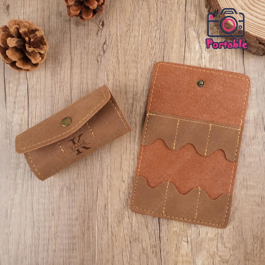 Personalized Leather SD Card Holder,custom Sd Card Bag,leather SD Card ...