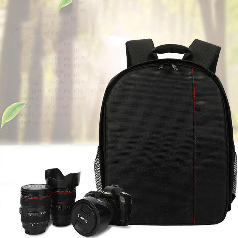 Personalized Lightweight Camera Backpack Waterproof Outdoor Photo Bag ...