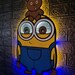 Minions Inspired Neon Lamp - Handmade Wooden Night Light - Custom Kids ...