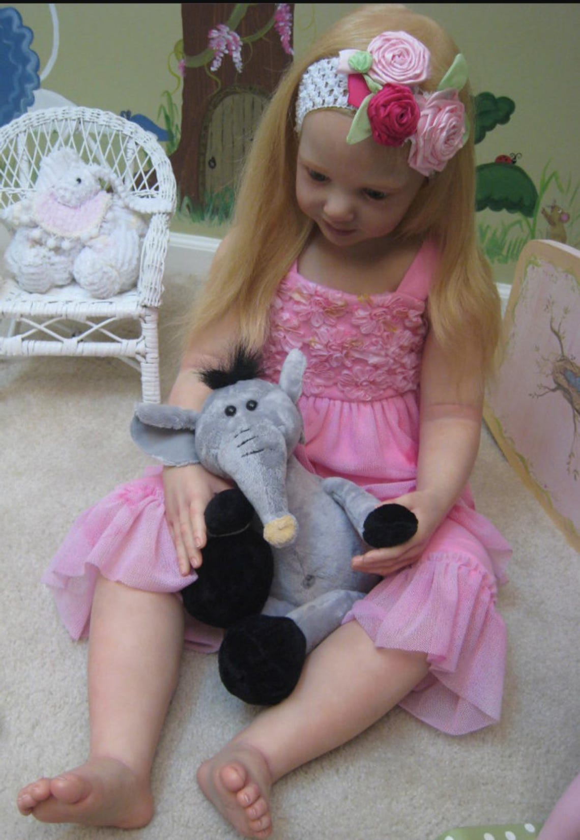 Nicole by Natali Blick 40" Reborn Toddler Doll – Human Hair, Realistic ...