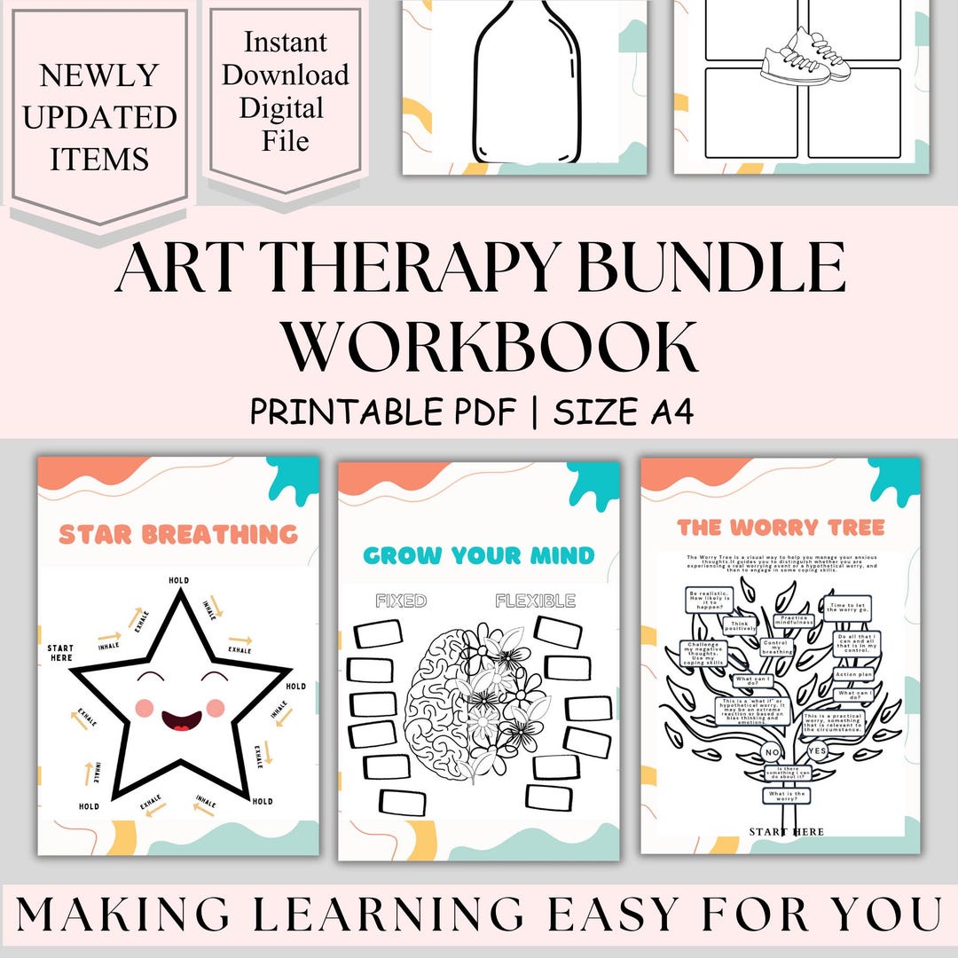 Art Therapy - Worksheets for Social-emotional Learning. Life Skills ...