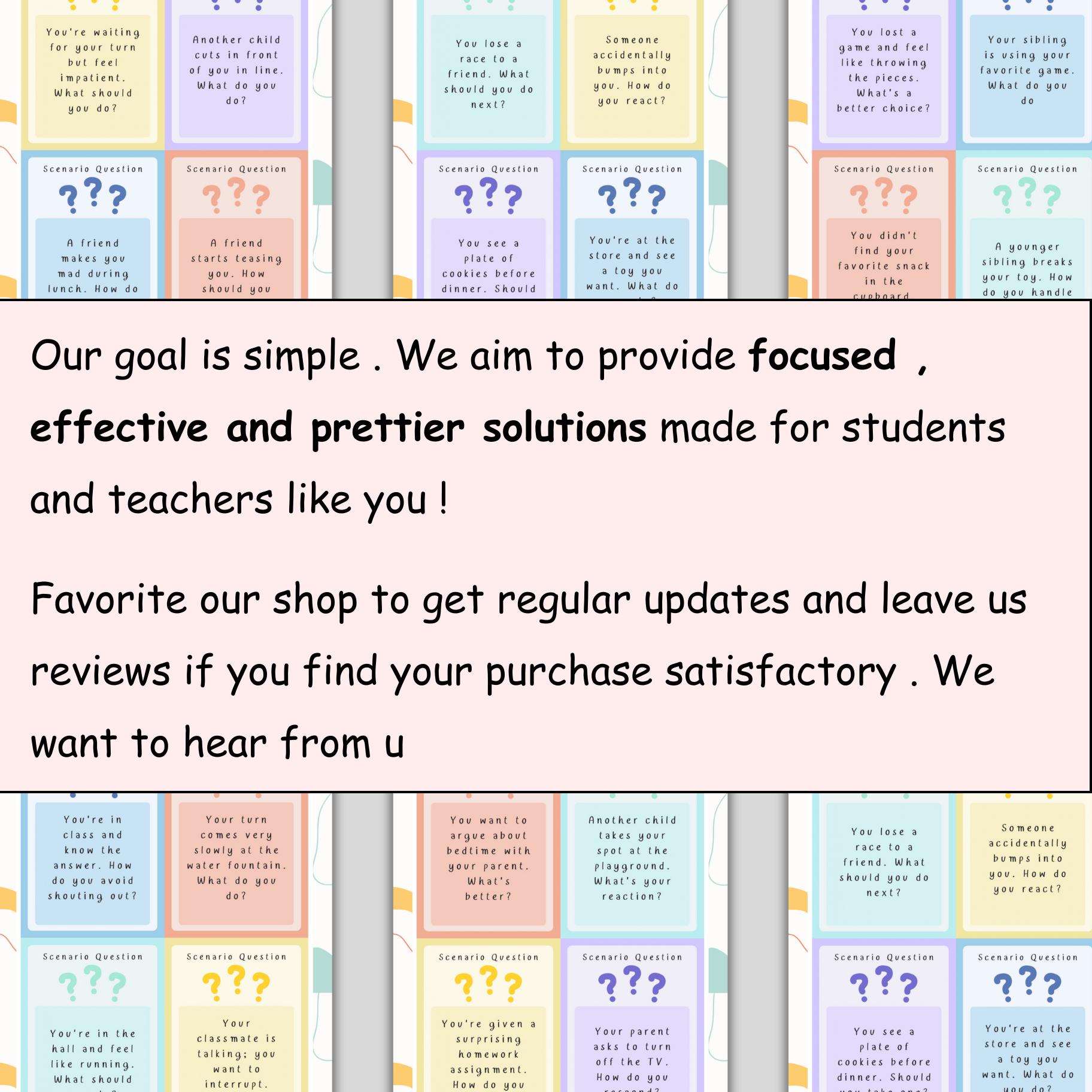 Impulse Control Worksheets for Kids and Teens: Emotional Regulation ...