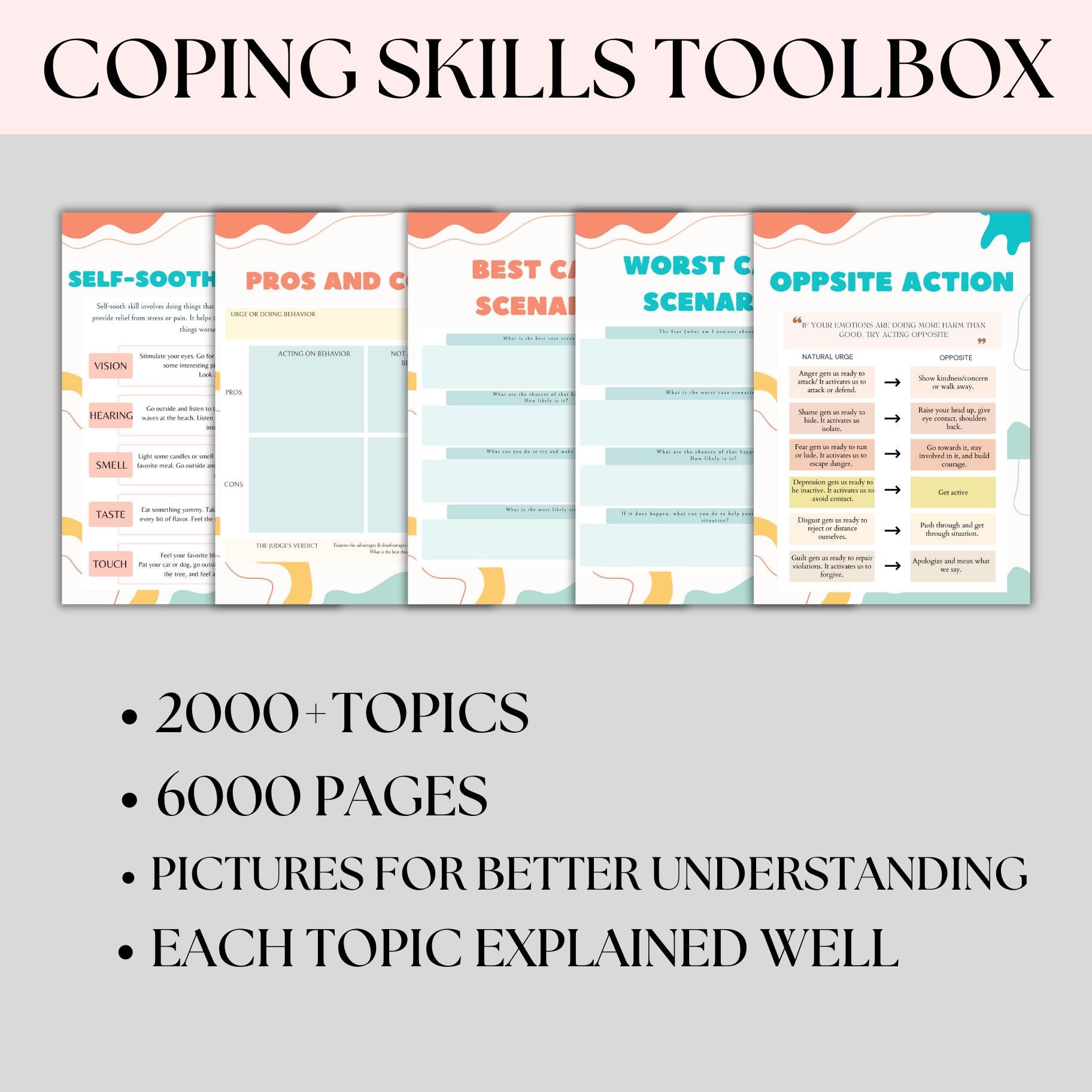Coping Skills Toolbox. Accessing the Different Styles of Coping Skills ...
