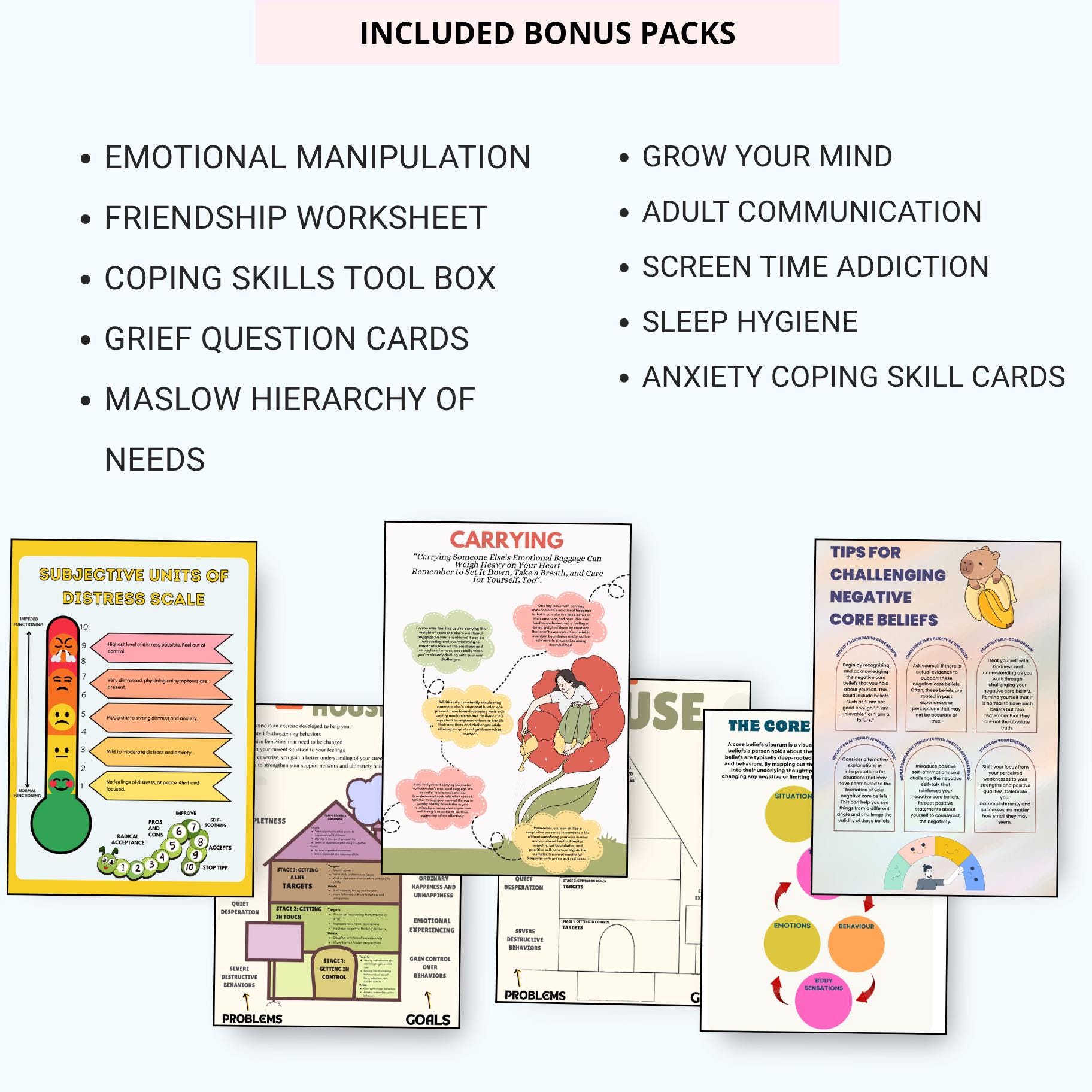 DBT Mega Bundle. Dialectical Behavior Therapy. Distress Tolerance ...