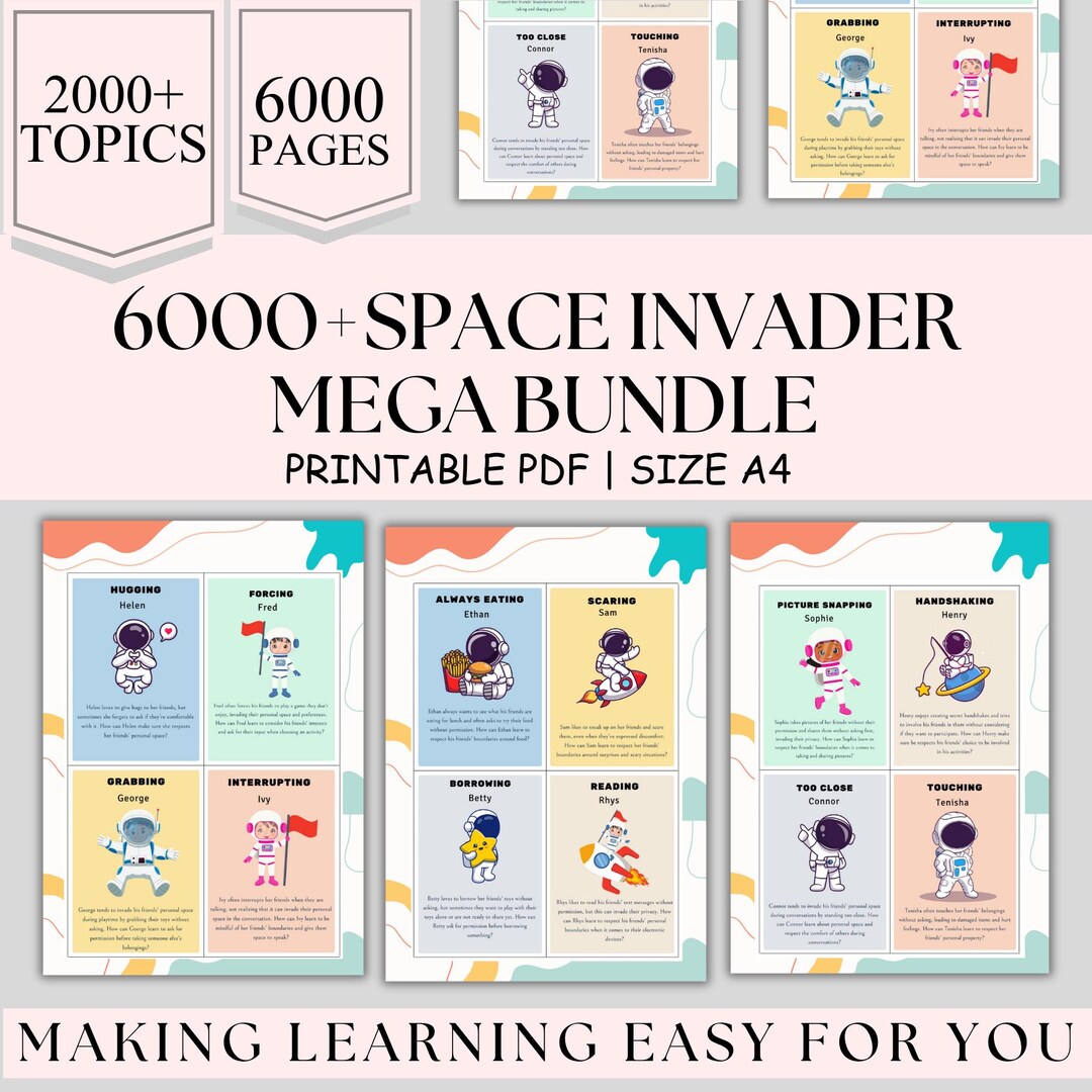 Space Invader Cards, Personal Boundaries, Personal Space, Protective ...