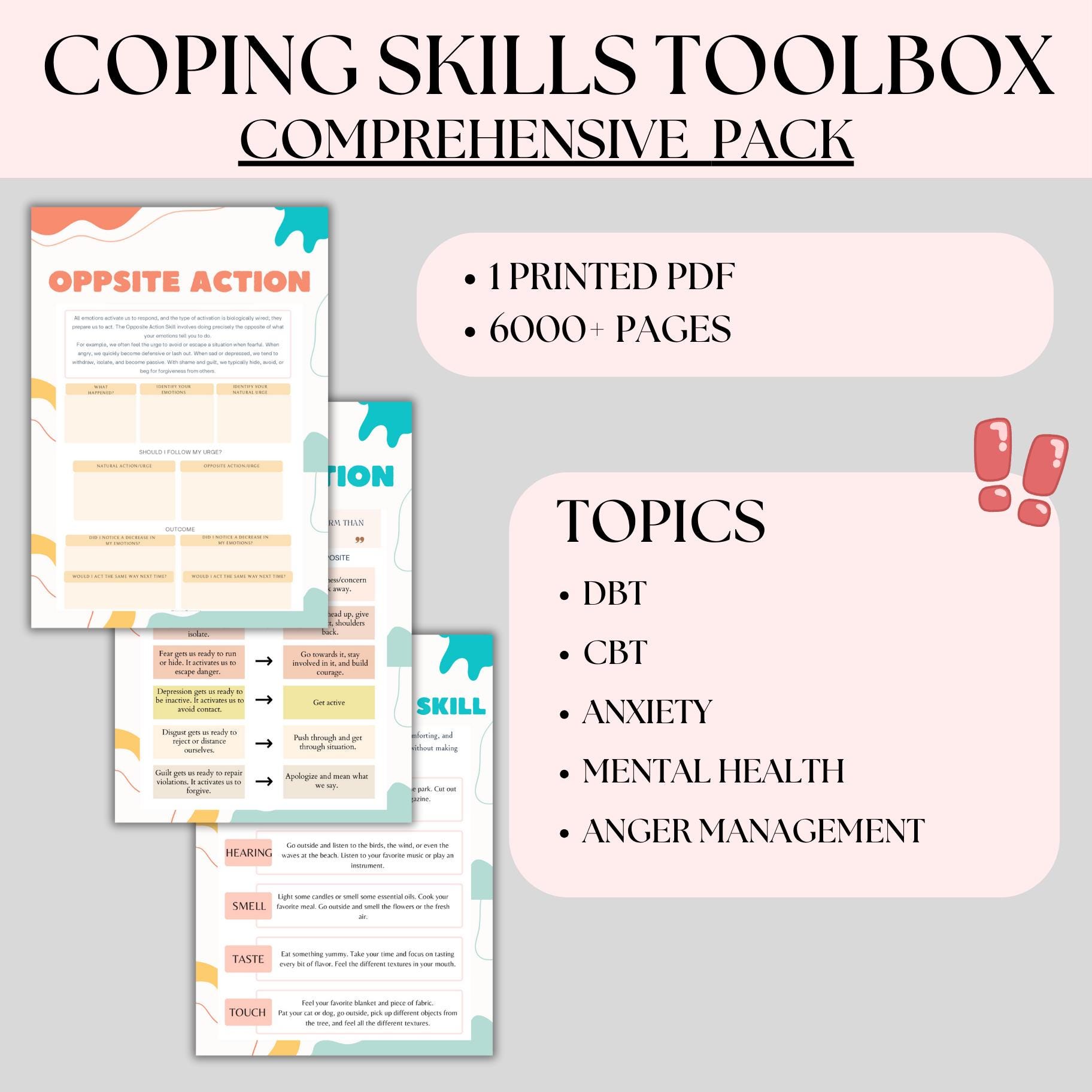 Coping Skills Toolbox. Accessing the Different Styles of Coping Skills ...
