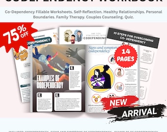 Co-dependency Fillable Worksheets. Self-reflection. Healthy ...